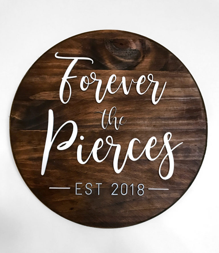 Simple Name Sign Design - Danielle Wethington