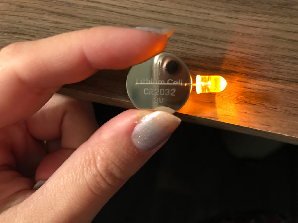 LED Edge Lit Laser Cut Name Tags - Danielle Wethington