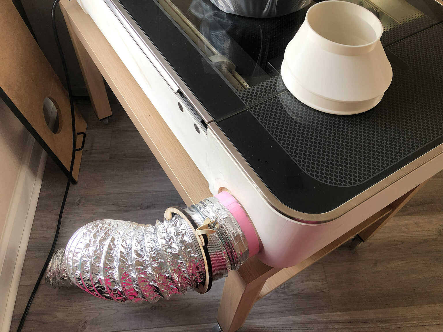 New Inline Fan Setup and Window Blast Gate for Glowforge - Danielle ...