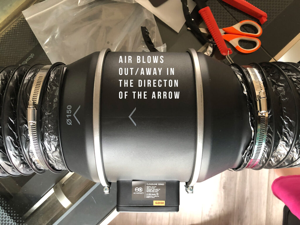 New Inline Fan Setup and Window Blast Gate for Glowforge - Danielle ...