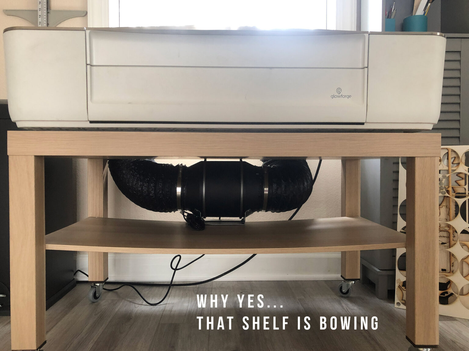 New Inline Fan Setup and Window Blast Gate for Glowforge - Danielle ...