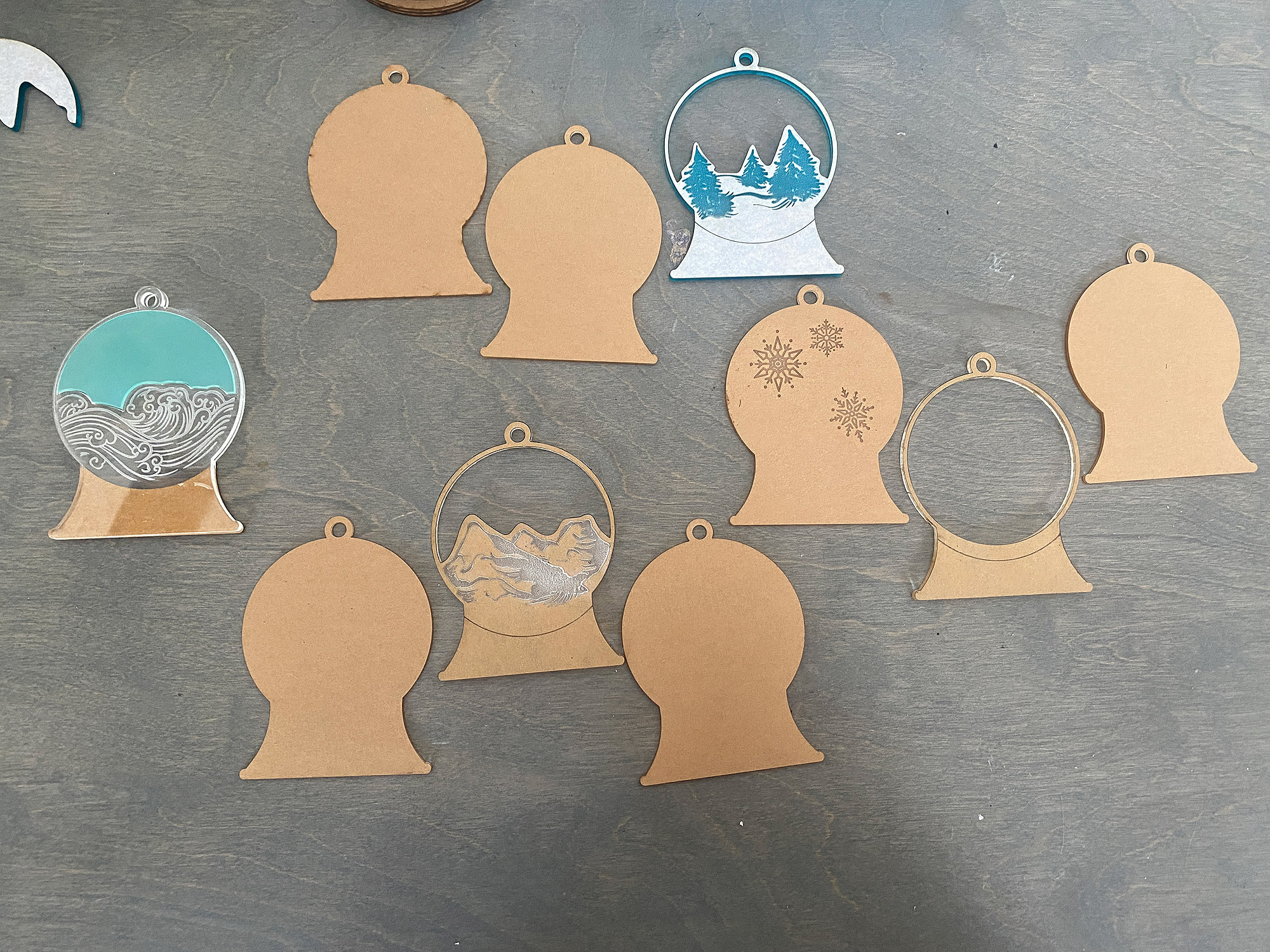 Shaker Ornaments with the Laser Part III - Danielle Wethington