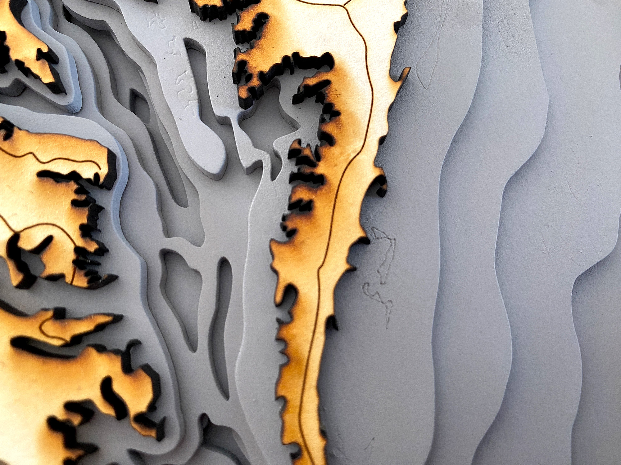 Creating a Resin Depth Map - Laser cutting a Map of The Chesapeake Bay ...