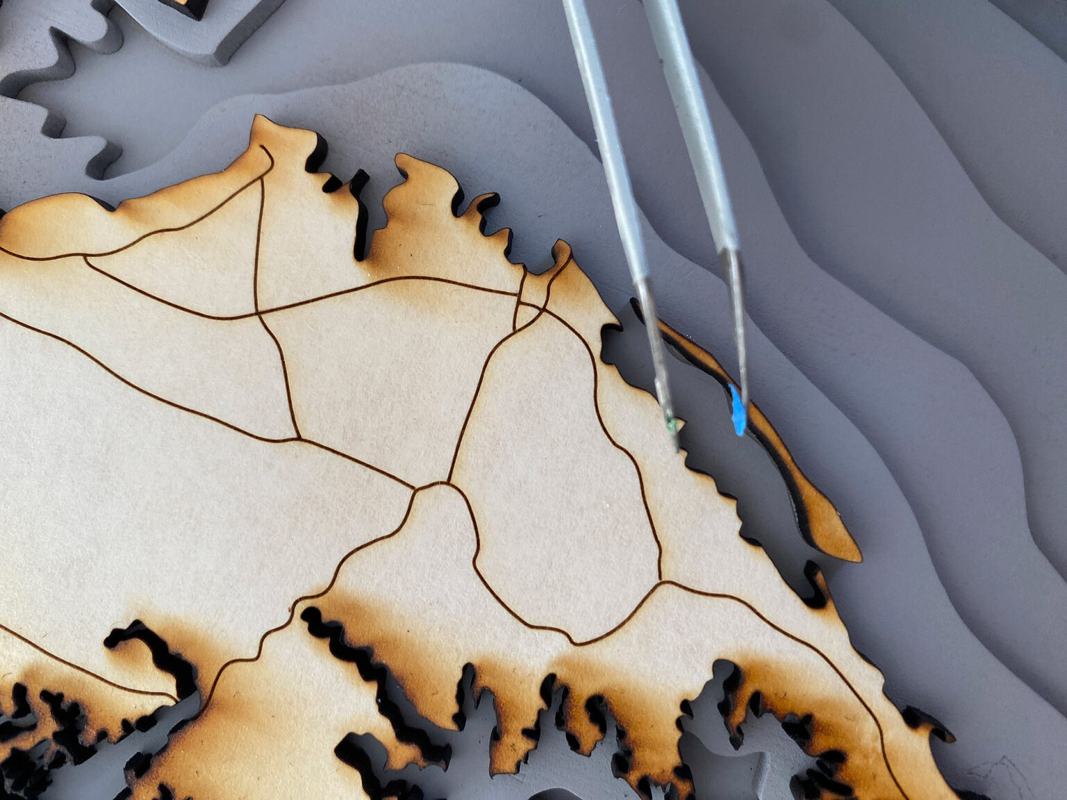 Creating a Resin Depth Map - Laser cutting a Map of The Chesapeake Bay ...